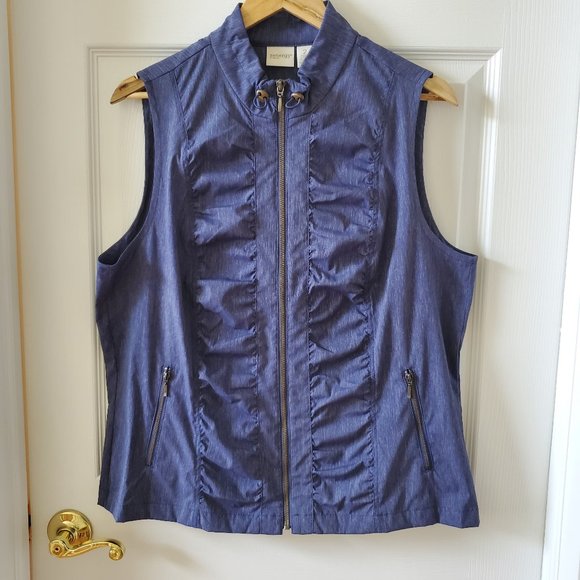 Zenergy by Chico's | Jackets & Coats | Zenergy By Chicos Nema Indigo ...